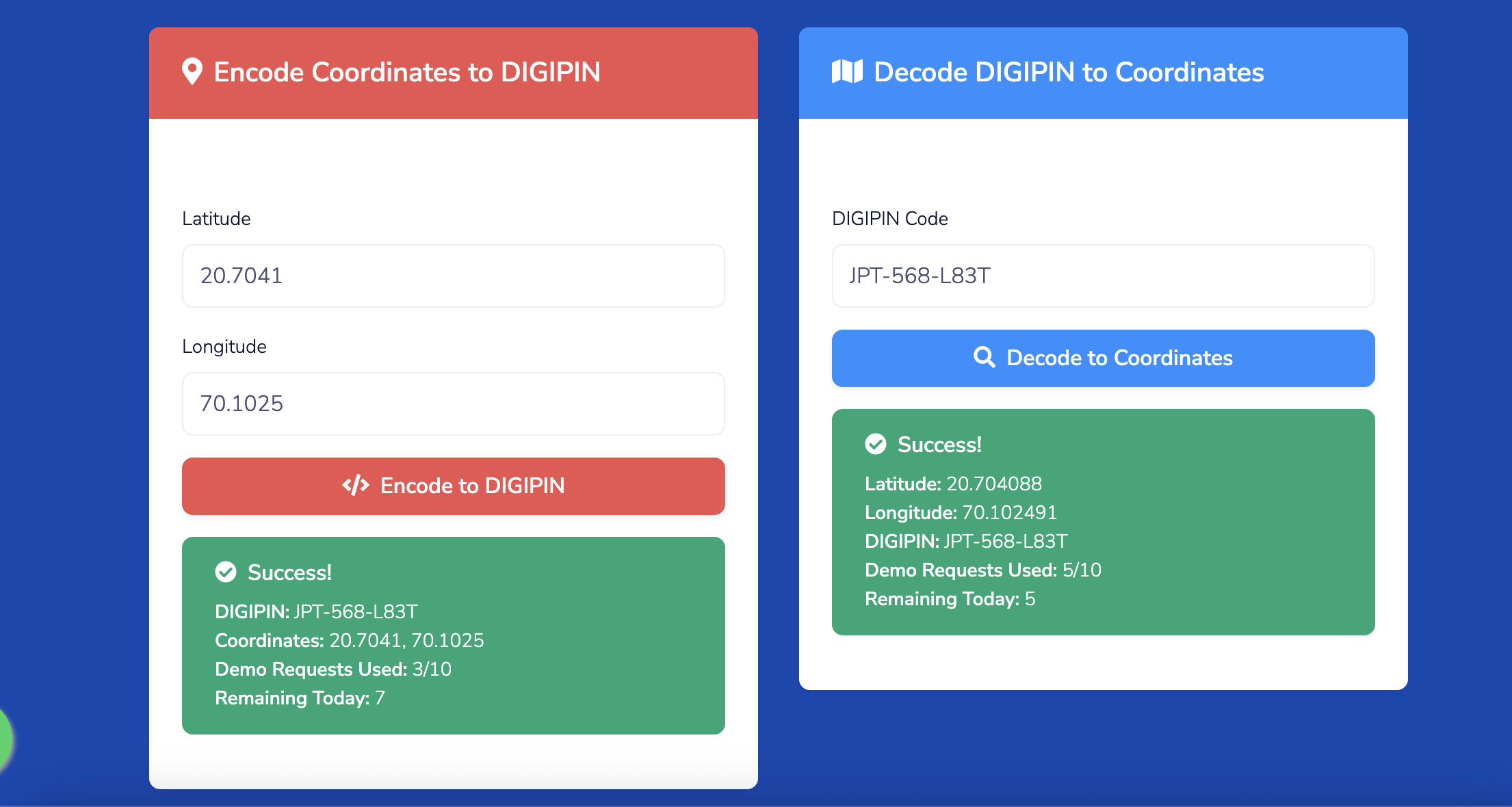 DIGIPIN API: Convert GPS Coordinates to PIN Codes Fast